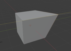 頂点を辺の延長線上で動かす – ZKI design