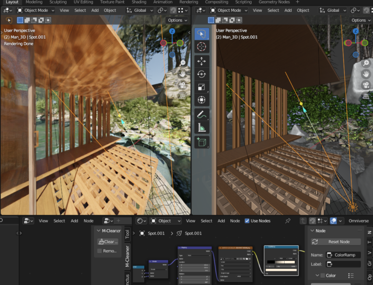 椎葉村秘境サウナデザインコンテストのレンダリングについて – ZKI design